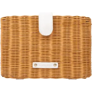 MODERN PICNIC The Snacker Darker White Wicker