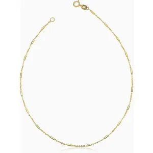 ORADINA 14k Vicenza Rolo Anklet - Yellow Gold