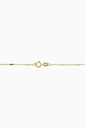 ORADINA 14k Vicenza Rolo Anklet