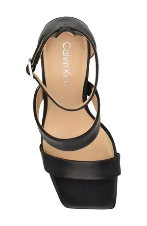 Calvin Klein Sheryl Ankle Strap Sandal - Black