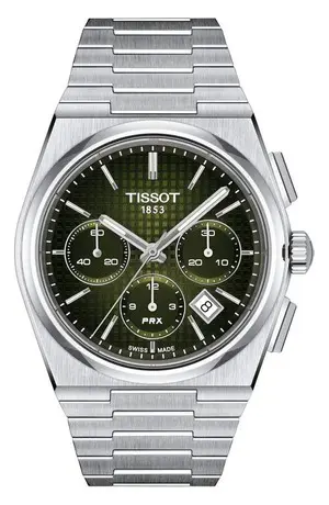 TISSOT Prx Chronograph Bracelet Watch - Green