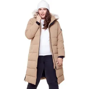ALPINE NORTH Kluane Vegan Down Ultra Long Winter Parka - Camel