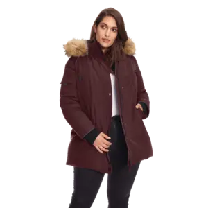 ALPINE NORTH Glacier Vegan Down Winter Parka Jacket - Grape