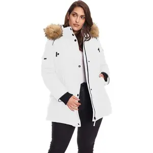 ALPINE NORTH Glacier Vegan Down Winter Parka Jacket - White