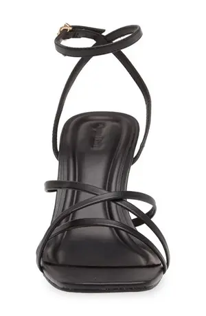OPEN EDIT Remington Ankle Strap Sandal - Black