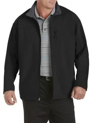 HARBOR BAY BY DXL Harbor Bay Bonded Fleece Jacket