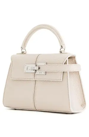 Jw Pei Elise Faux Leather Top Handle Bag - White