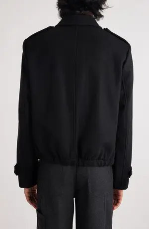 ジャケット・アウター 18AW DRIES VAN NOTEN Full Zip Wool Coat Dries Van Noten Verona Wool Jacket In Black - 75% Off | Editorialist