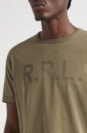 Double Rl Cotton Graphic T-shirt