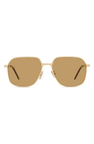 Givenchy Gv One Square Sunglasses - Shiny Endura Gold / Brown