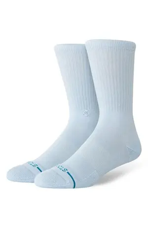 Stance Stance Icon Quarter Crew Socks Iceblue