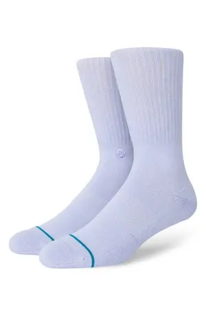 Stance Stance Icon Quarter Crew Socks Lilacice