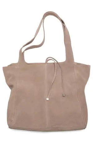 Mango Suede Shopper - Sand