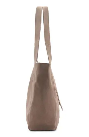 Mango Suede Shopper - Sand