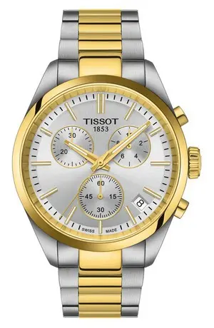 TISSOT Pr 100 Chronograph Bracelet Watch - Silver