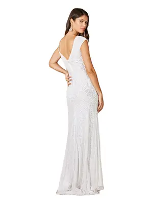 LARA NEW YORK Gwen Beaded Wedding Gown