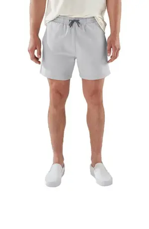 Robert Talbott French Terry Short - Light Gray