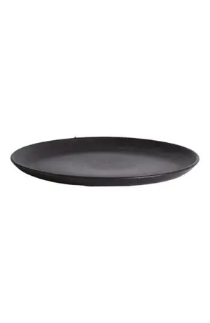 GHARYAN STONEWARE Tunisian Dinner Plates Set Of 4 - Black