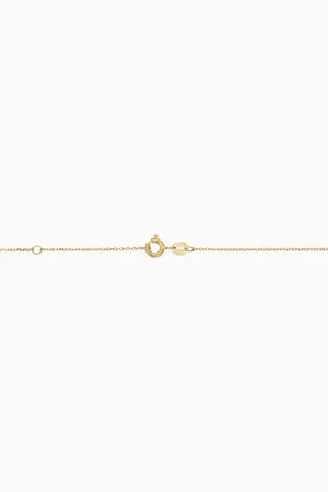 ORADINA 14k Lucky You Anklet