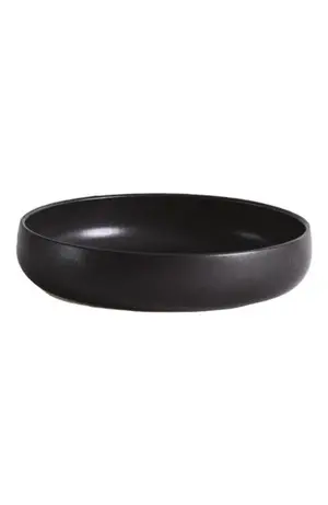 GHARYAN STONEWARE Tunisian Pasta Bowls Set Of 4 - Black
