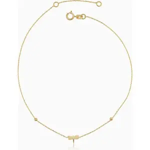 ORADINA 14k Flora Anklet
