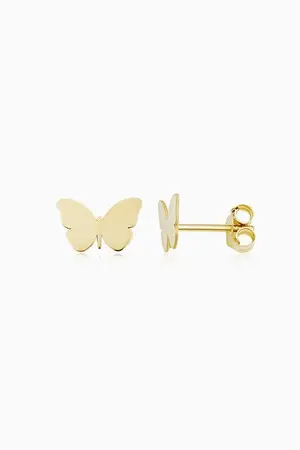 ORADINA 14k Butterfly Studs