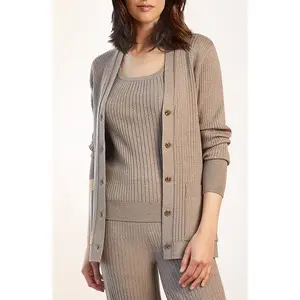 Oyun Ribbed Cardigans For Women