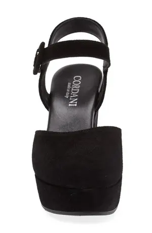 Cordani Torin Platform Pumps - Black Suede