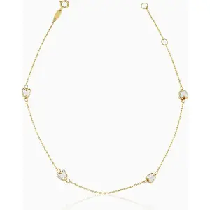 ORADINA 14k Flutter Anklet - Yellow Gold