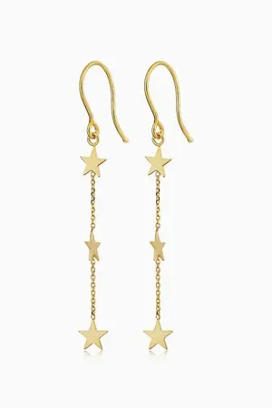 ORADINA 14k Starry Night Strand Earrings