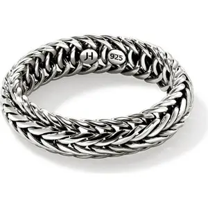 John Hardy Kami Chain Ring - Silver