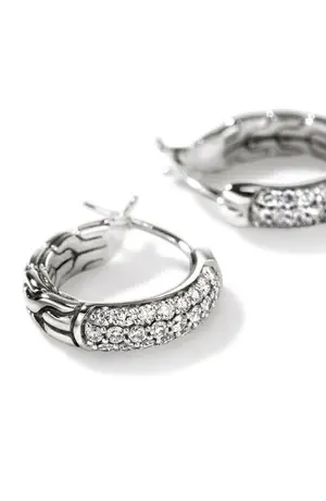 John Hardy Jh Essential Hoop Earrings