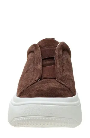 Linea Paolo Golde Platform Sneakers - Chocolate Brown/brown