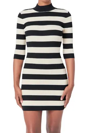 Endless Rose Stripe Knit Minidress