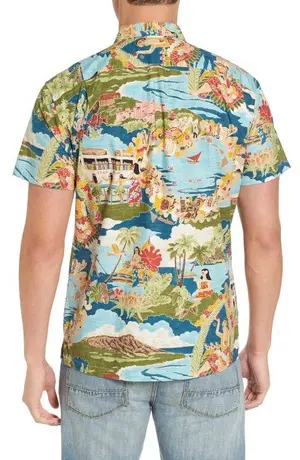 Tori Richard Boat Day Aloha Sport Shirt