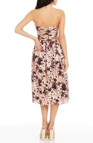 Dress The Population Mandy Floral Cocktail Dress