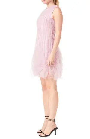 Endless Rose Ruffle Tulle Mini Dress