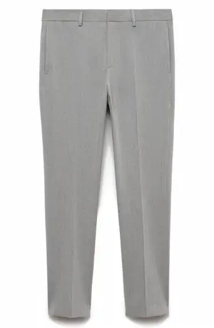 Mango Stretch Superslim Fit Suit Trousers