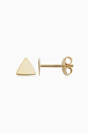 ORADINA 14k Triangle Studs