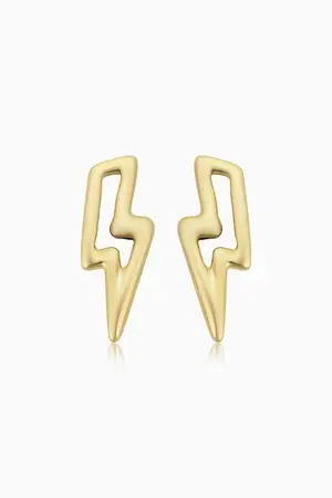 ORADINA 14k Jupiter Stud Earrings - Yellow Gold