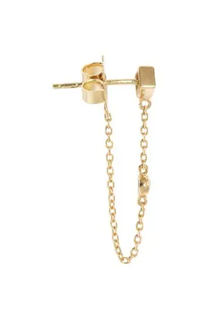 Anzie Cléo Rhombus Chain Drop Earrings