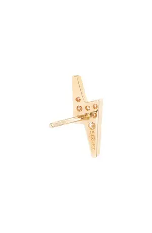 Anzie Single Lightning Bolt Stud Earring