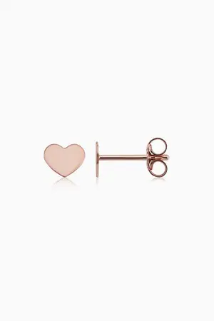ORADINA 14k Heart Stud Earrings