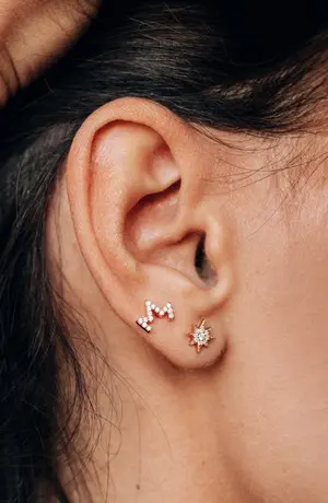 Anzie North Star Stud Earrings