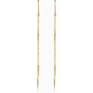 ORADINA 14k Sharp Dresser Drop Earrings - Yellow Gold