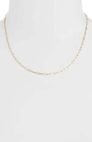 Anzie Medium Paper Clip Chain Necklace