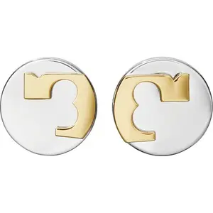 Tory Burch Essential Stud Earrings - Tory Gold/tory Silver