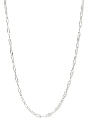 ANZIE Mini Paper Clip Chain Necklace