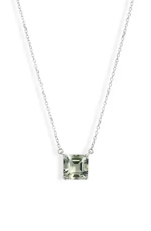 Anzie Jac + Jo Harper Stone Pendant Necklace - Light Green
