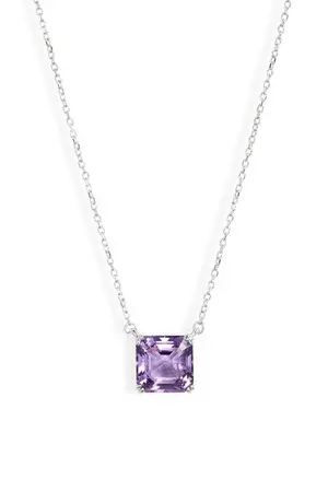 Anzie Jac + Jo Harper Stone Pendant Necklace - Purple